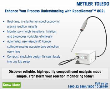 METTLER TOLEDO:Raman Spectrometer, ReactRaman 802L