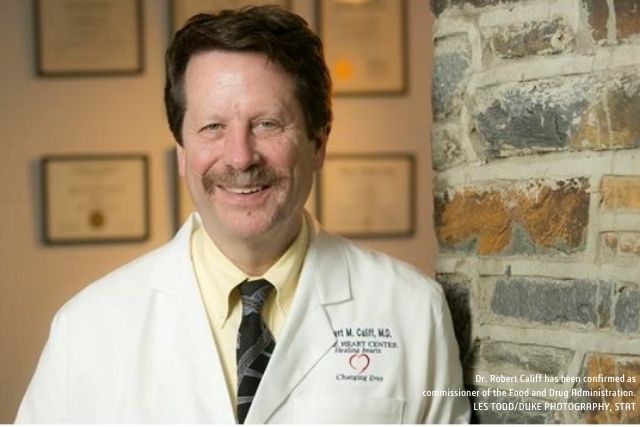Dr. Robert Califf has been declared as chief of the Food and Drug ...