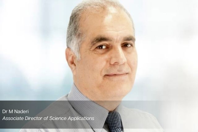 An interview with Dr. M. Naderi, Associate Director of Science Applications